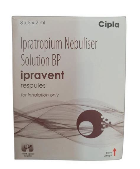 Ipratropium 500mcg Respules Ipravent S A Enterprises At ₹ 27