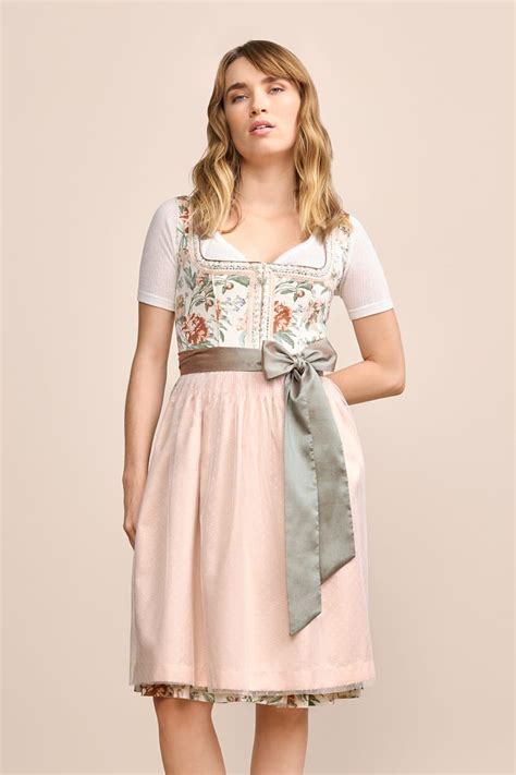 Dirndl Joceline 60cm In Ecru Im Krüger Dirndl Online Shop