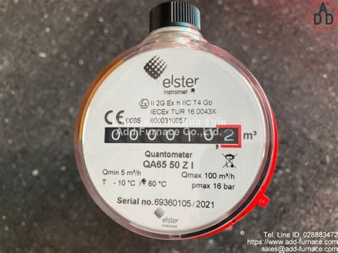 Elster Quantometer Qa65 50 Zi บริษัท เอดีดี เฟอร์เนส จำกัด