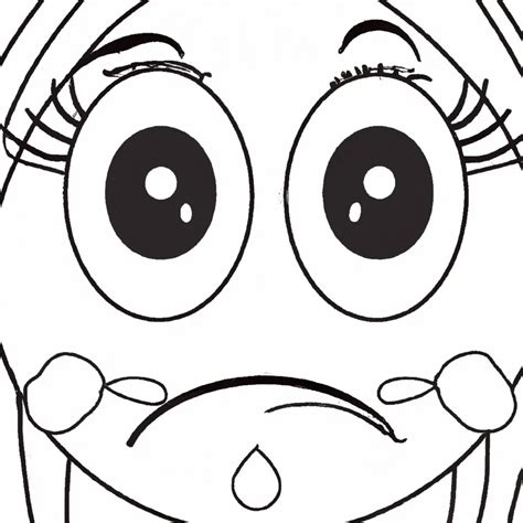 7 Desenhos De Emojis Ansiosos Para Colorir