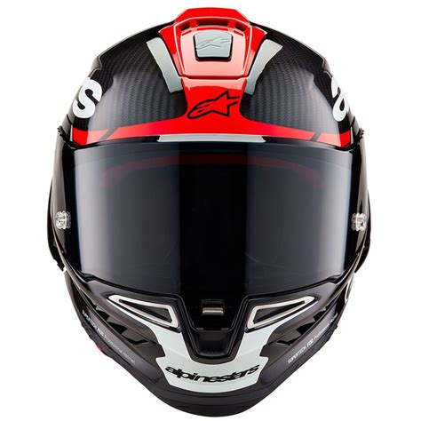 Alpinestars Supertech Sr10 Element Black Red Carbon Helmet Ama