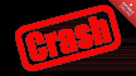 Crash Text Effect Generator