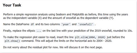 Solved First Import Pandas As Pd Seaborn As Sns And