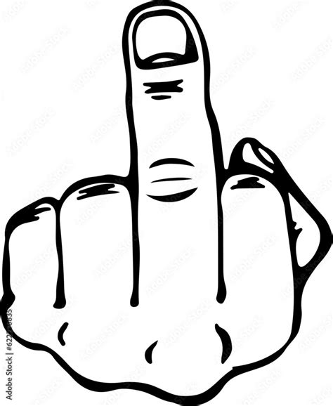 Vettoriale Stock Middle Finger Svg Bundle Skeleton Middle Finger Svg