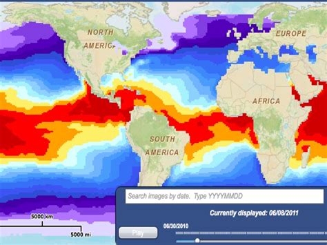 Sea Surface Temperature Map Gadgets 2018