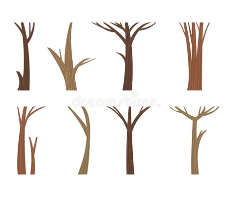 Tronco De árbol Del Ejemplo Del Vector Ilustración Del Vector