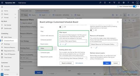 schedule board extensibility in microsoft dynamics 365 field service