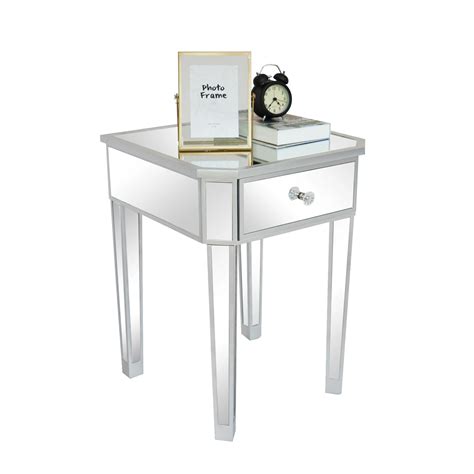 18 인치 미러 스탠드 나이트 테이블 침실 침대 옆 탁자 622772cm나이트 스탠드 Aliexpress