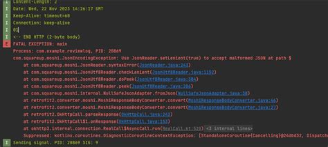 Squareup Moshi JsonEncodingException Use JsonReader SetLenient