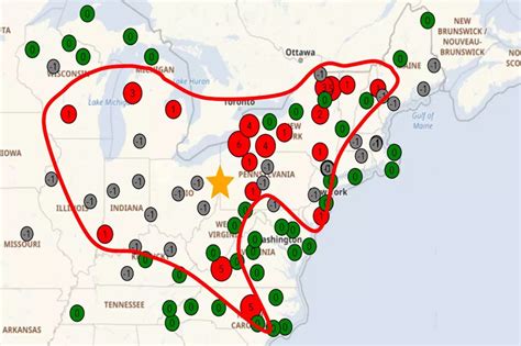 Maps Reveal Pollution Fallout From Ohio Train DerailmentWith 16 States