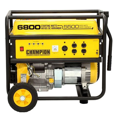 Champion Power Equipment 55006800 Watt Recoil Start Gasoline Powered