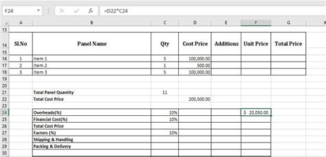 Excel Using A Stored Cell Address Or Value In A Formula Stack Overflow