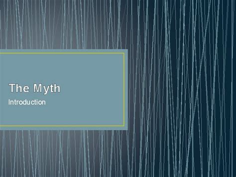 The Myth Introduction Mythology View What Is Mythology