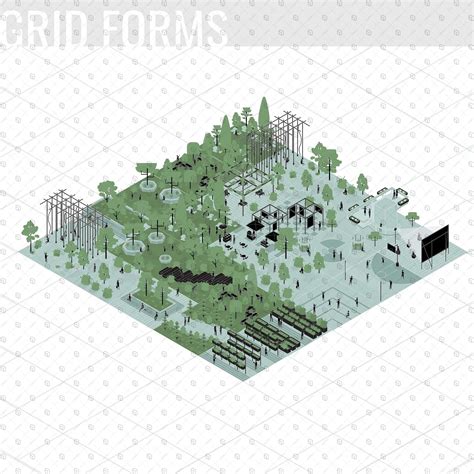 Toffu Original Axonometric Blocks Toffu Co