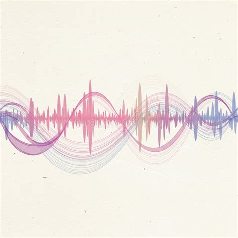 Colorful Abstract Waveform Pattern On A Light Background The Design
