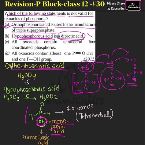 30 P Block Elements Class 12 P Block For Neet P Block For Jee