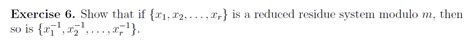 Solved Exercise 6 ﻿show That If {x1 X2 Dots Xr} ﻿is A