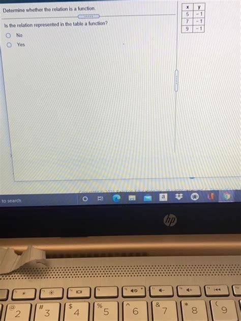 Solved Determine Whether The Relation Is A Function X 5 7 9