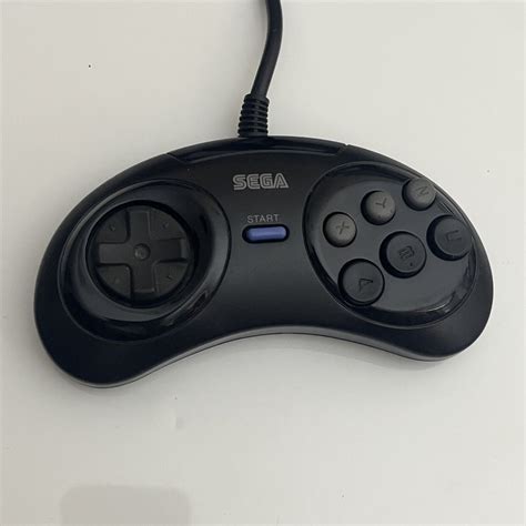 Genuine Official Sega Mega Drive 6 Button Gamepad Controller Original Retro Unit