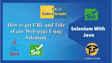 How To Get Url And Title Of Any Webpage Using Selenium Youtube