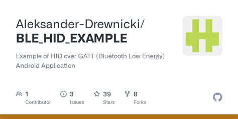 Ble Hid Example App Src Main Androidmanifest Xml At Master Aleksander Drewnicki Ble Hid