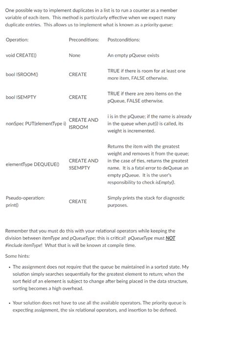 One Possible Way To Implement Duplicates In A List Is