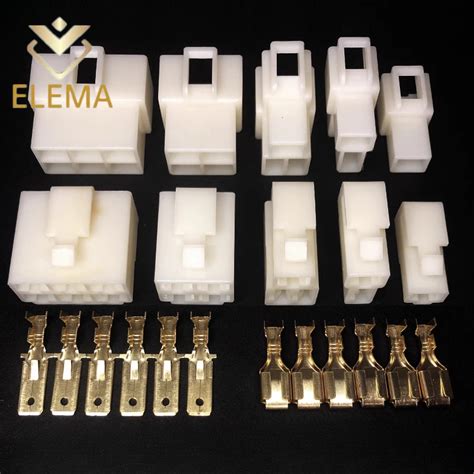 5 Set 6 3mm Male Female Plug Socket Terminal Connector Motorcycle Car Connector 1 2 3 4 6pin