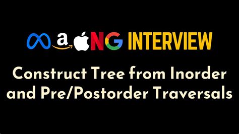 construct binary tree from preorder postorder and inorder traversals