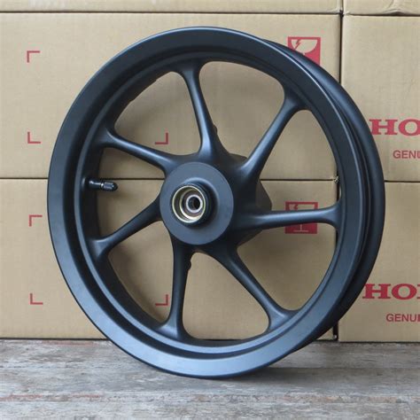 ล้อแม็กหน้า Honda Scoopy I Club 12 ปี 2012 2016 พร้อมตลับลูกปืน บุช และซีลยาง ของแท้ Th