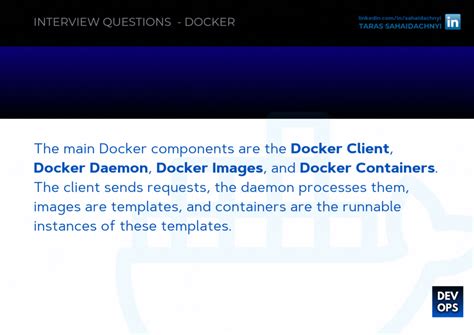 Taras Sahaidachnyi On Linkedin Devops Docker Dockercompose Interivew Questions
