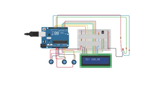 Circuit Design Iot Lab Smart Water Quality Monitoring System Tinkercad