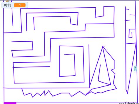Scratch图形化编程作品：迷宫正常版少儿编程网 致力于为中小学儿童提供全面专业系统的免费图文教程、视频教程