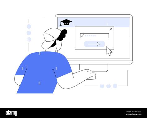 Class Access Code Abstract Concept Vector Illustration Stock Vector
