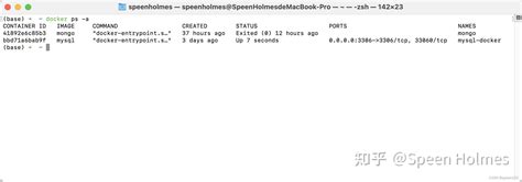 Mac M1 Docker 环境搭建并安装和使用mysql和mongodb 知乎