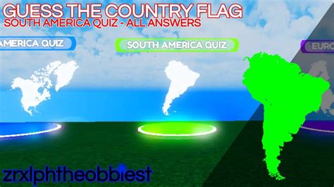 Guess The Countries Flag South America Quiz All Answers Youtube