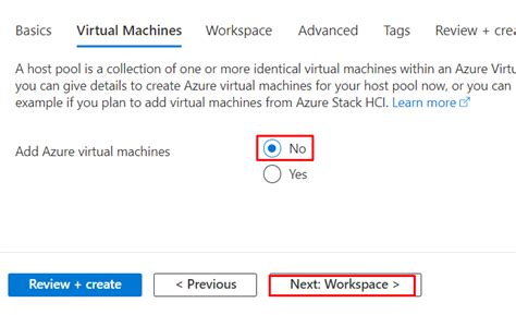 Deploying Host Pool In Azure Virtual Desktop