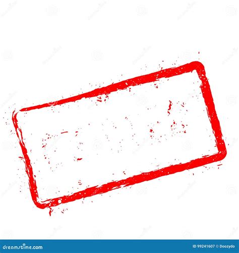 Evicted Rectangular Stamp Vector Illustration 98177484