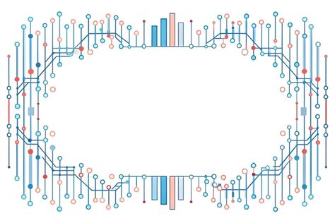 flat ai powered cloud computing vector concept with digital connections