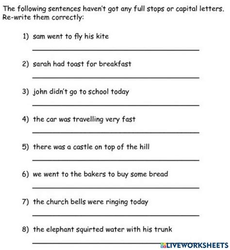 Cursive Capital Letters Worksheet