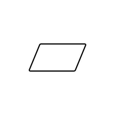 Parallelogram Vector Icon 22761371 Vector Art At Vecteezy