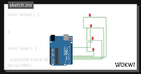 Light Circuit Wokwi ESP STM Arduino Simulator