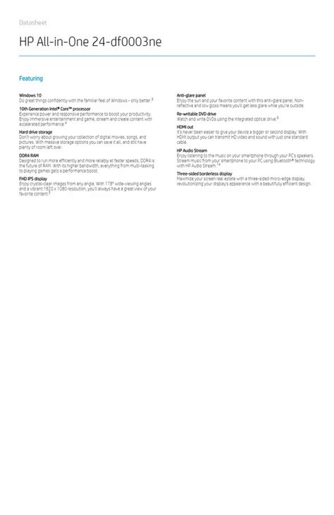 HP Th Gen Intel Core I U Cb In FHD Anti Glare All In One PC At In Mumbai