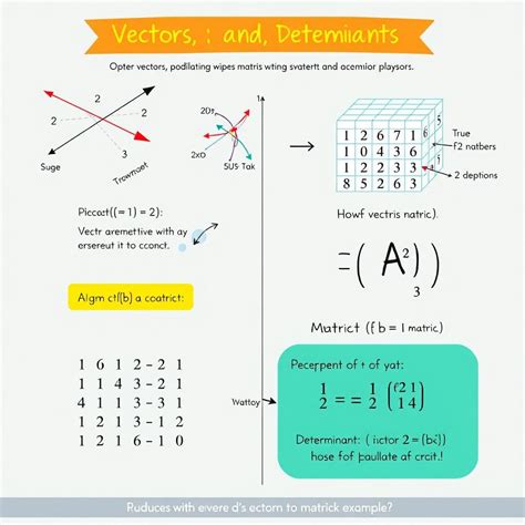 unlock the world of math vectors matrices and determinants