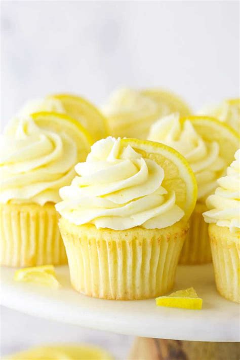 Easy Lemon Cupcakes With Lemon Buttercream Life Love And Sugar