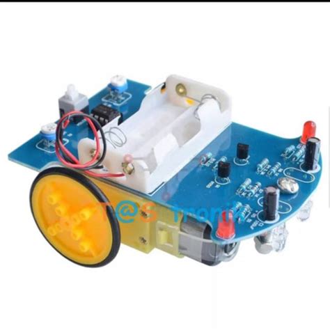 Jual Smart Robot Kit Line Follower Module Diy Mobile Robot Shopee