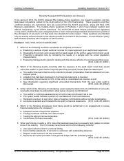 AICPA AUD Exam Questions And Answers Study Aid For CPA Course Hero
