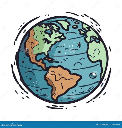 земной земной шар простая векторная иллюстрация Иллюстрация вектора иллюстрации
