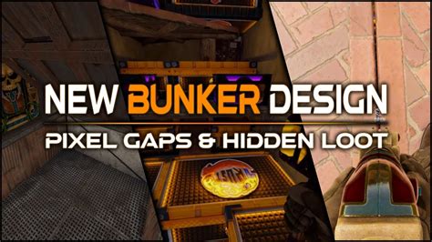 New Bunker Pixel Gaps And Hidden Loot Meta Rust Tutorial Youtube