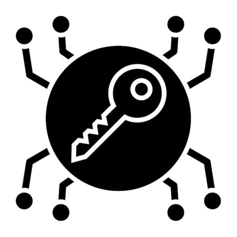 Premium Vector Key Encryption Icon