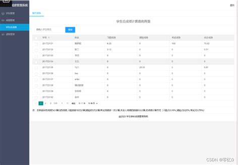 基于springbootmybatis学生成绩管理系统 Csdn博客